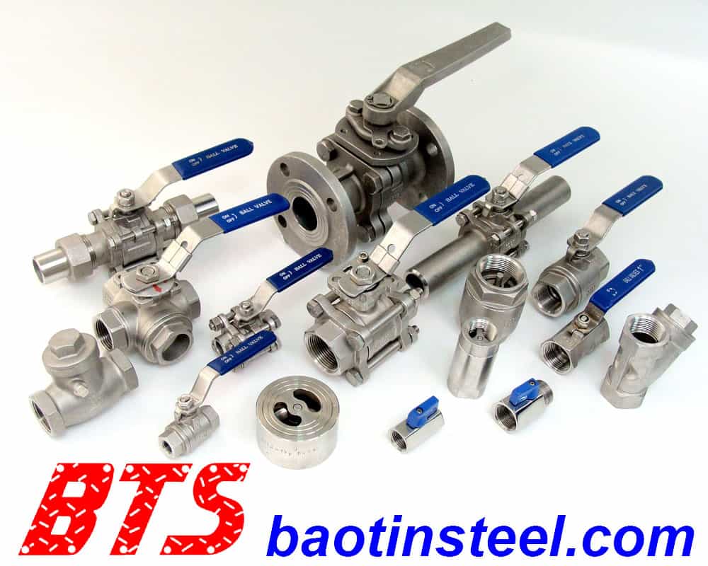 Van cửa inox nối ren, gate valve - Thép Bảo Tín cung cấp thép